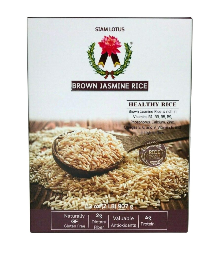Premium Brown Jasmine Rice – Siam Lotus | Healthy Rice for the World