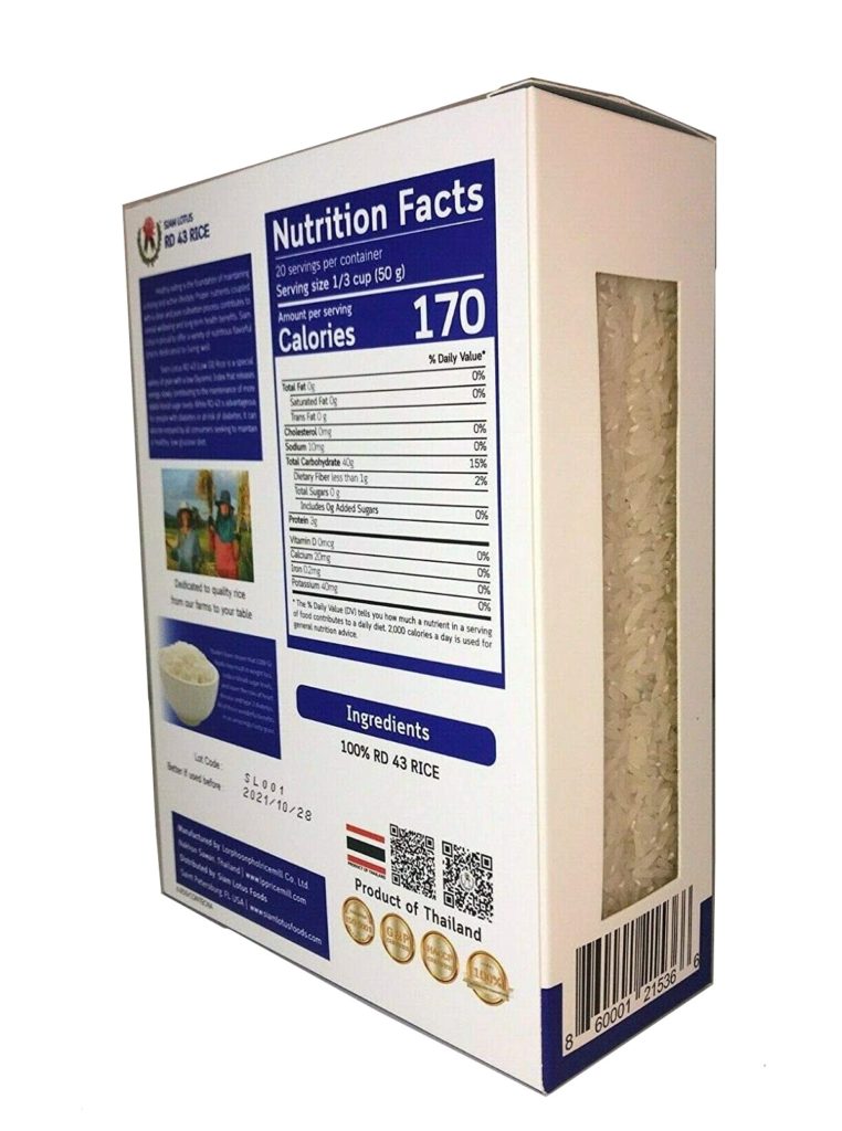 Low Glycemic Index Rice – Siam Lotus | Healthy Rice for the World
